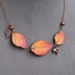 Autumn Jewelry Fall Leaf Necklace Autumn Women Accessory - Etsy
