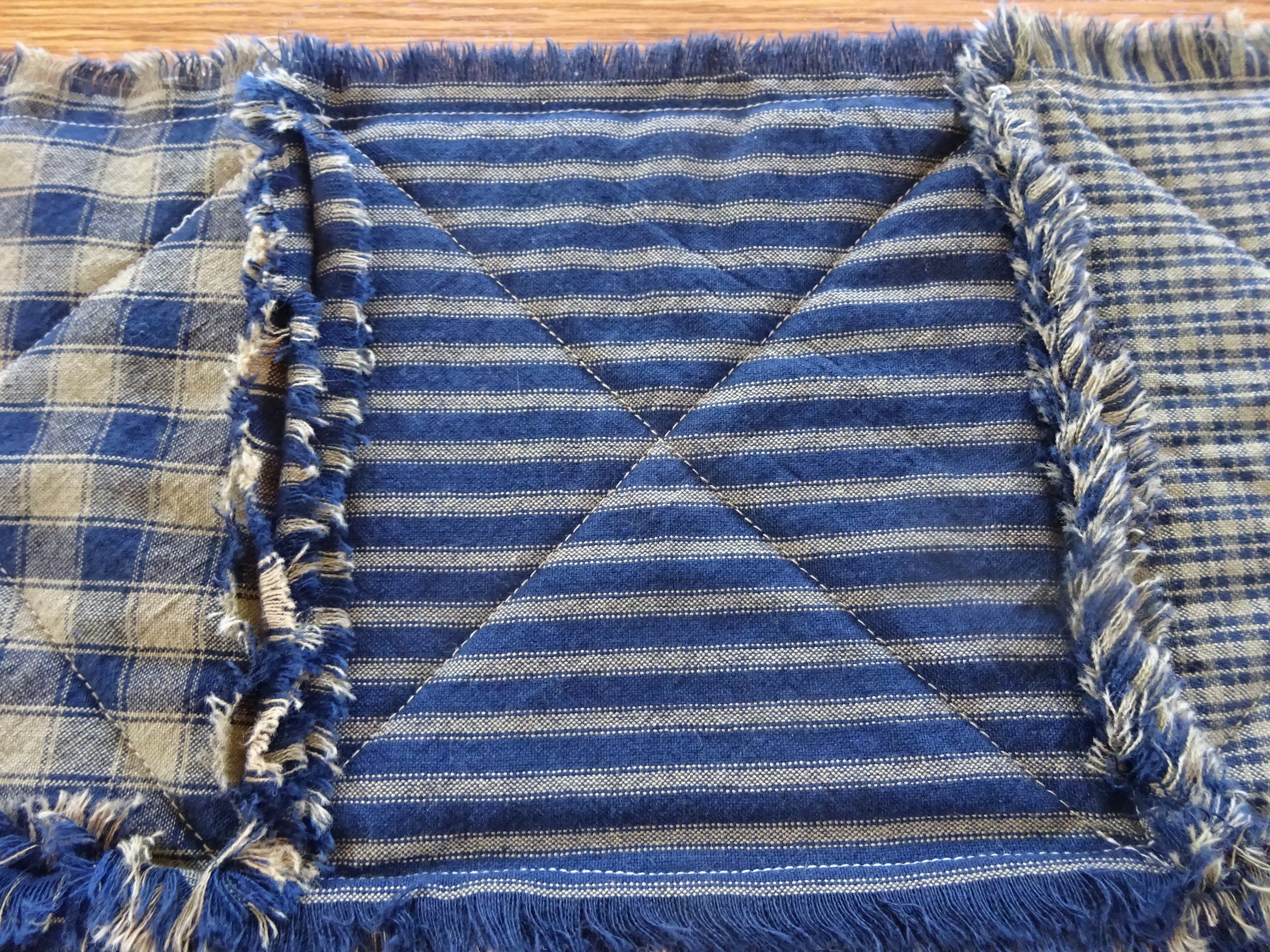 Rag Placemats Set of 4 Rag Placemats Table Placemats | Etsy