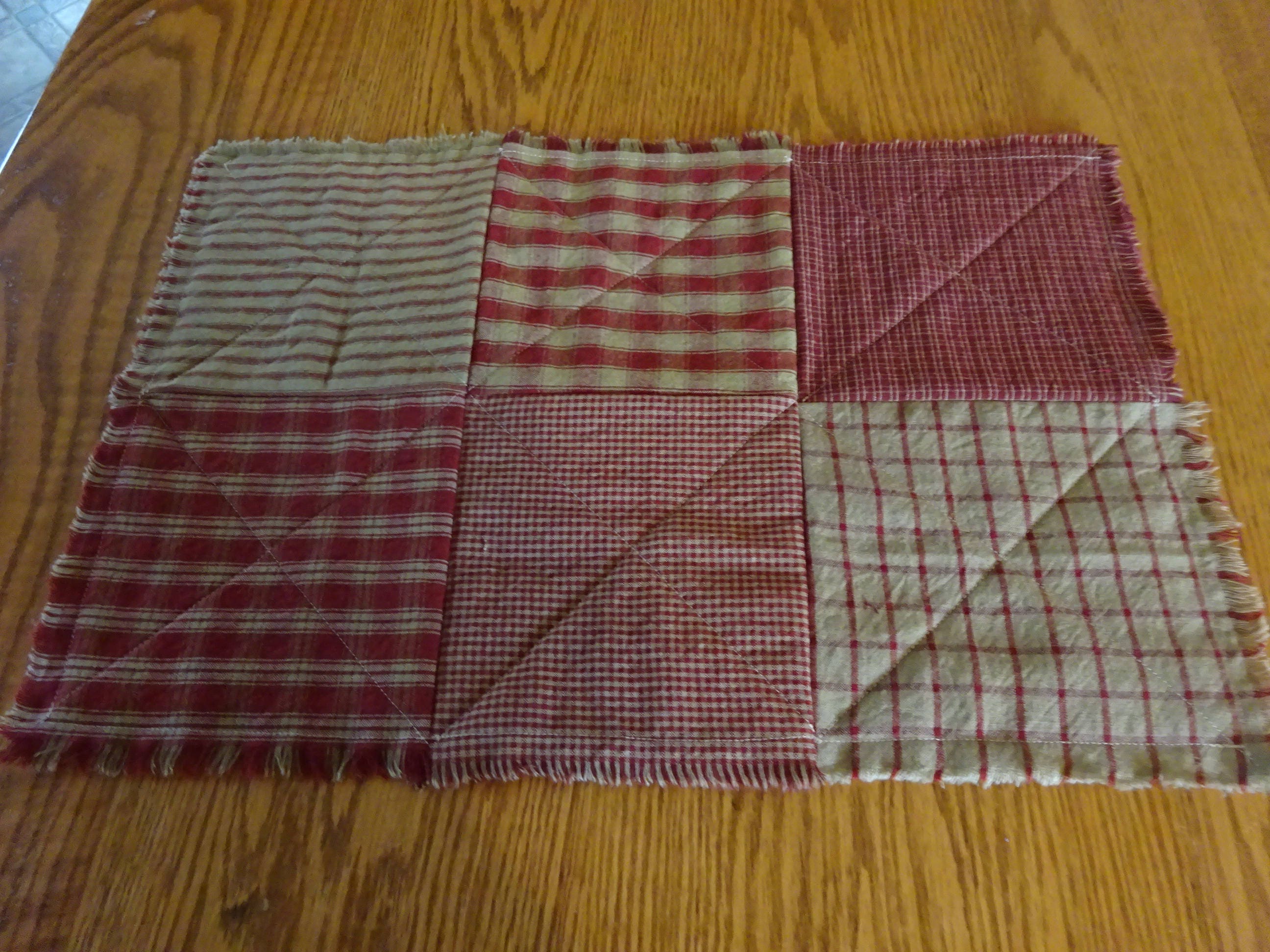 Rag Placemats 6 Rag Placemats Table Placemats Quilt - Etsy.de