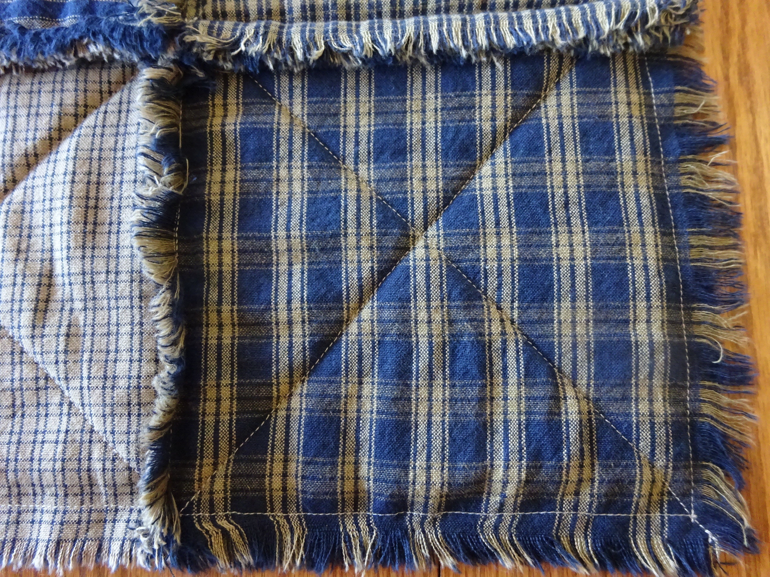 Rag Placemats Set of 4 Rag Placemats Table Placemats | Etsy