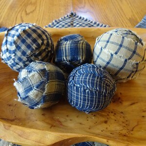 Rag Balls, Primitive Decor, Primitive Rag Balls, Homespun Rag Balls ...