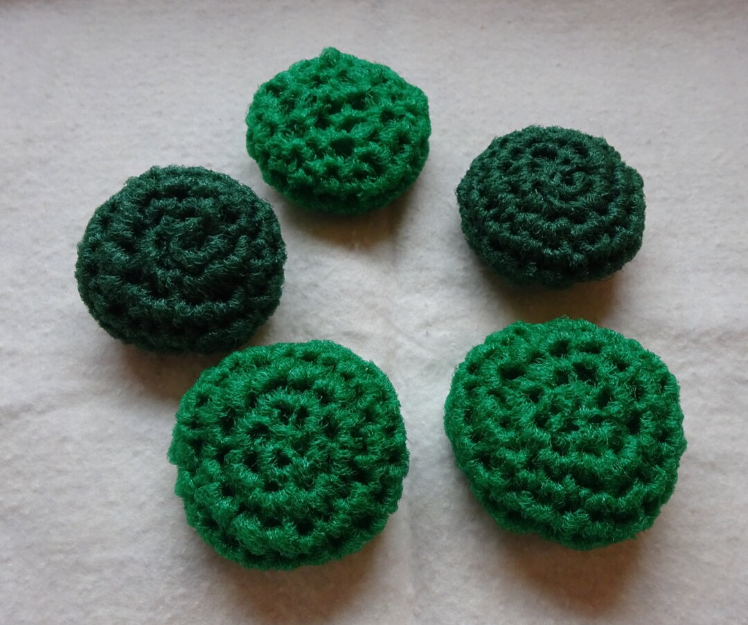 Dish Scrubbies, Nylon Scrubbies, Set of 5 Scrubbies, Crocheted ...