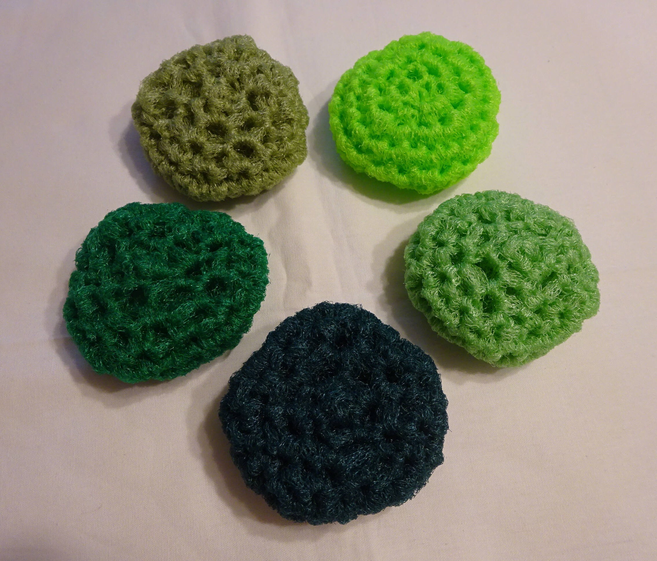 Cleaning Supplies Home & Living Dish Scrubbies Crochet Scrubbies Pan ...