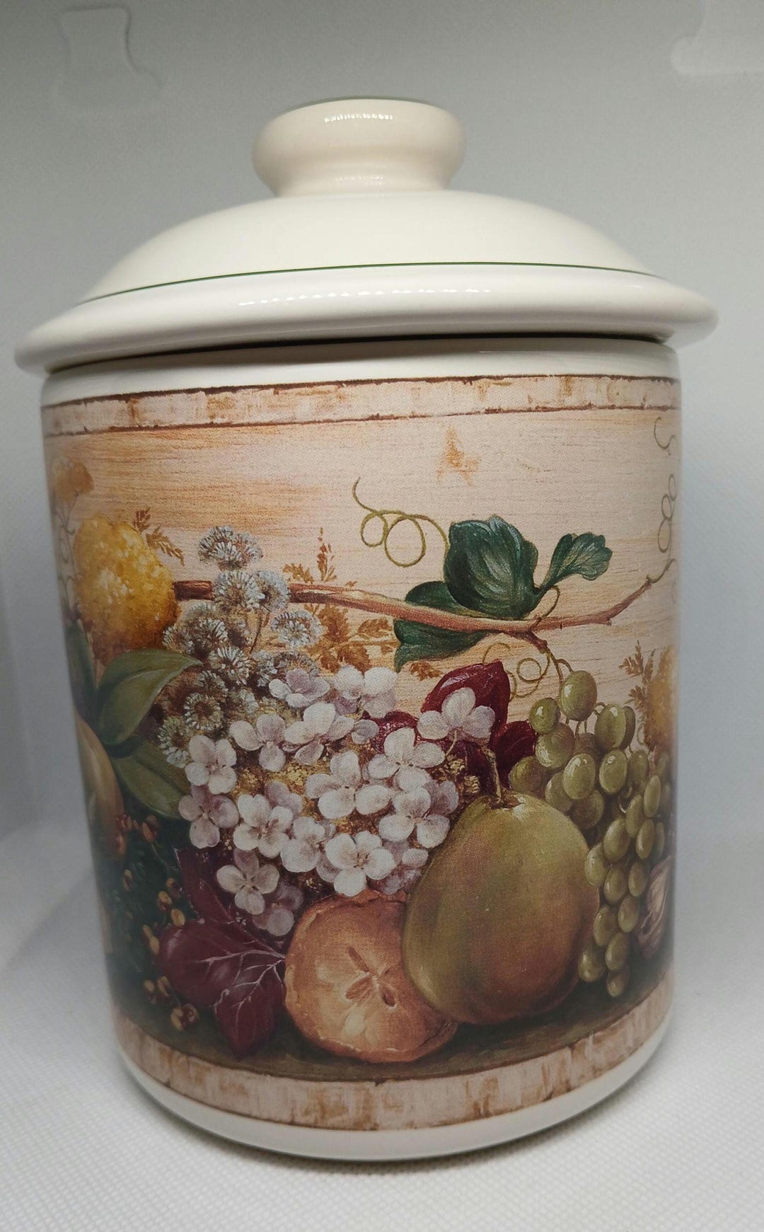 Vintage Pamela Gladding Canister, Windsor Fruit Canister, Certified ...