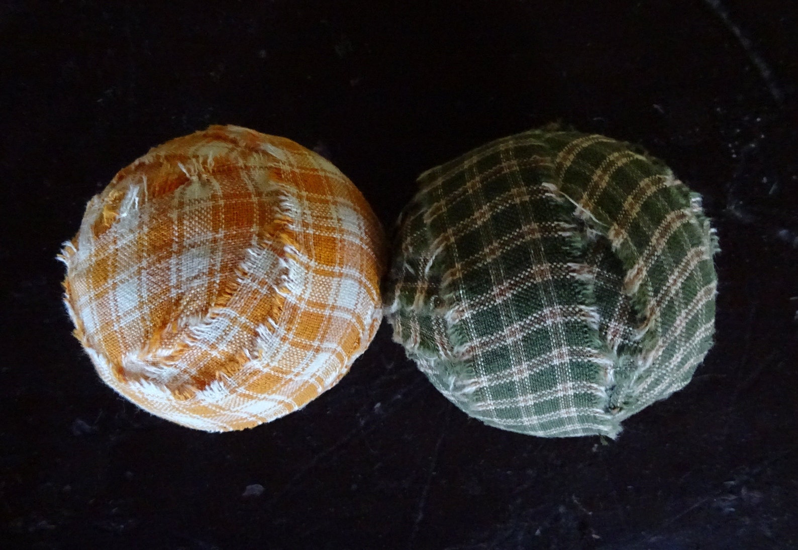 Rag Balls Homespun Rag Balls Primitive Rag Balls Fall Rag - Etsy