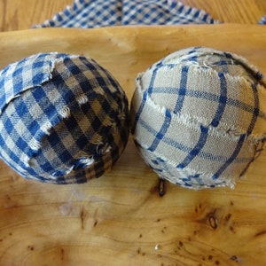 Rag Balls, Primitive Decor, Primitive Rag Balls, Homespun Rag Balls ...