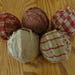 Rag Balls, Primitive Decor, Primitive Rag Balls, Homespun Rag Balls ...