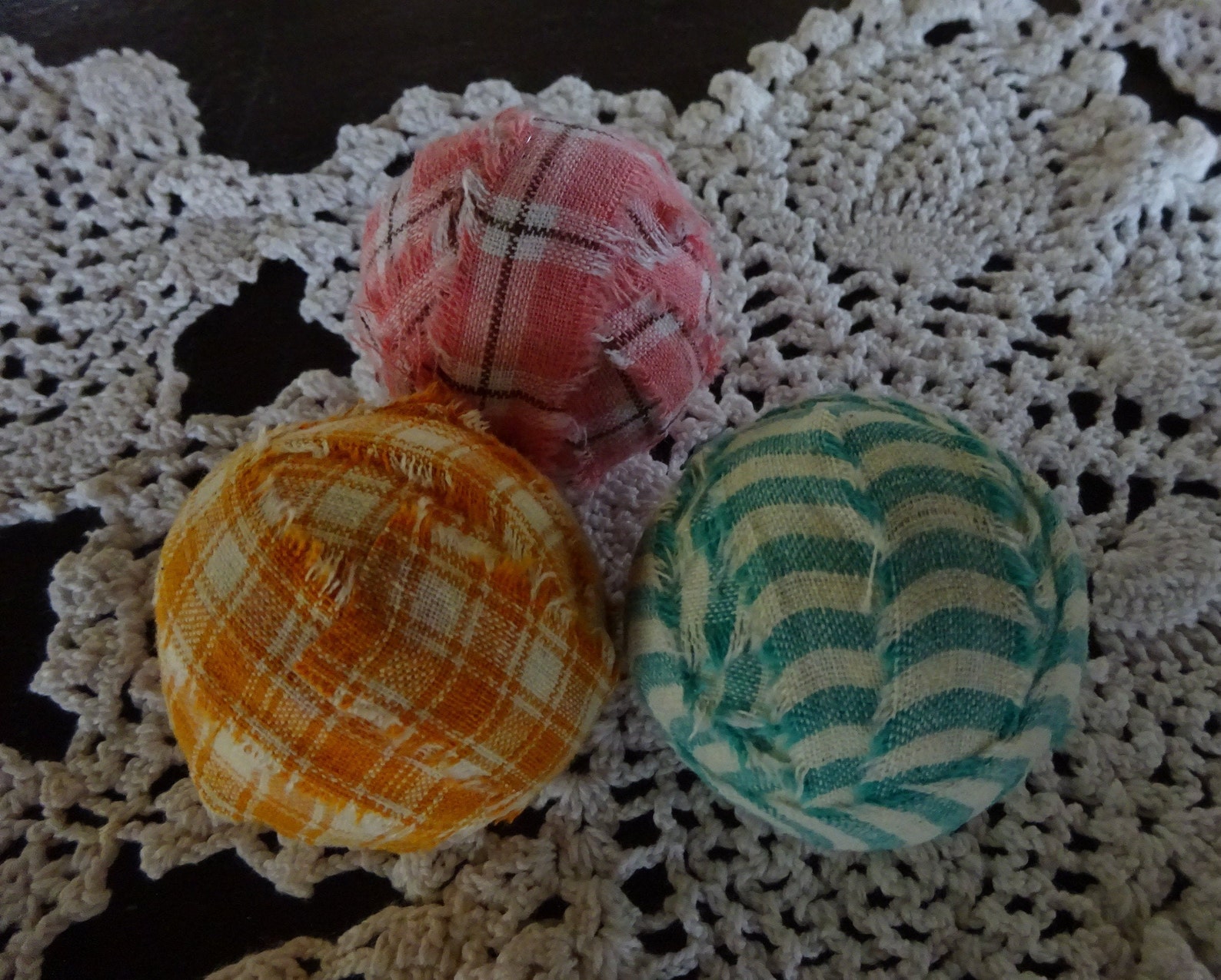 Rag Balls Primitive Decor Primitive Rag Balls Homespun Rag - Etsy