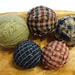 Rag Balls, Homespun Rag Balls, Christmas Bowl Filler, Patriotic Rag ...