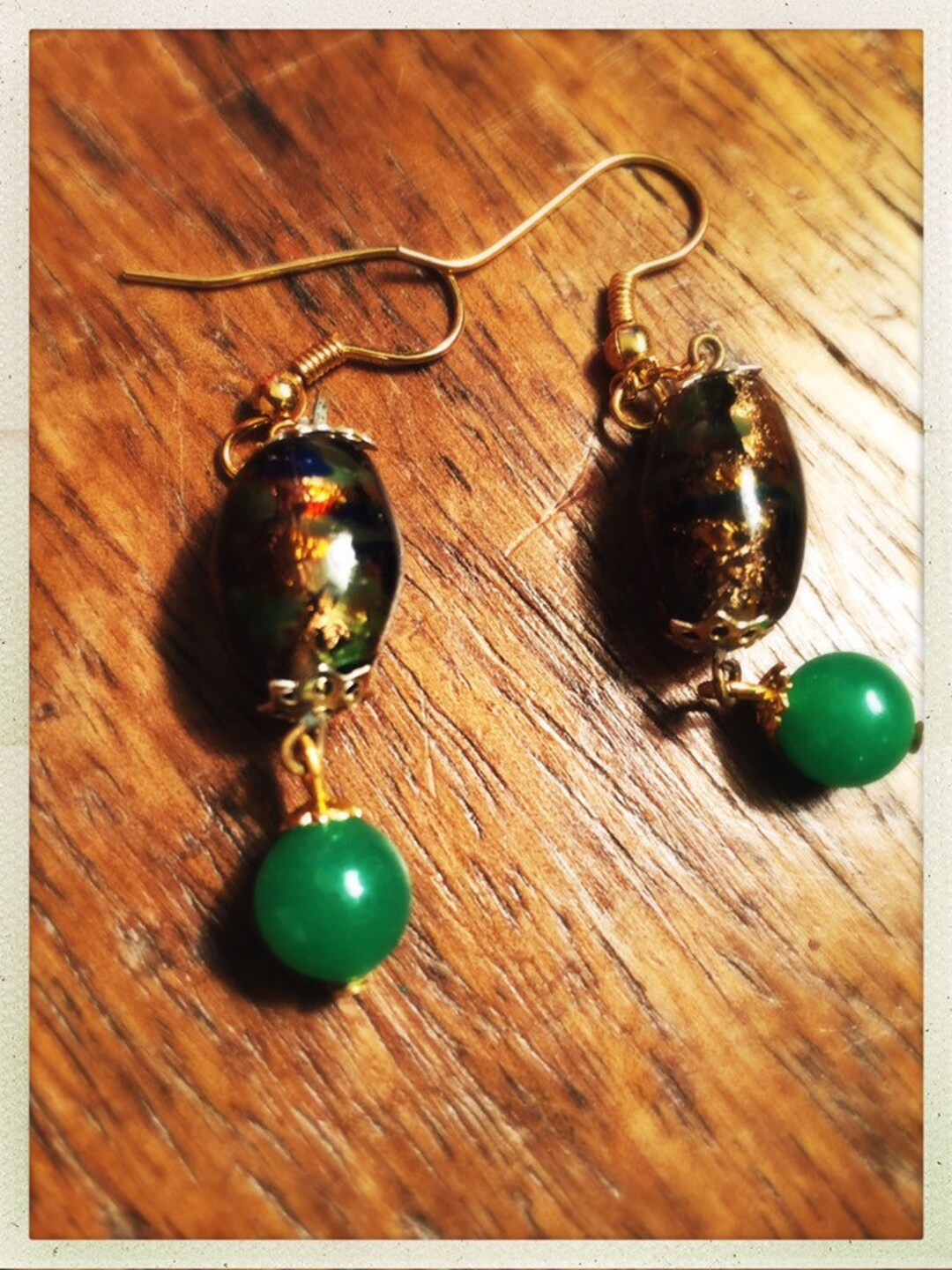 1960's Flapper Broken Necklace Great NEW Drop Earrings - Etsy