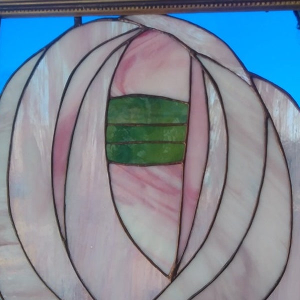 Mackintosh Rose Stained Glass Pattern - Etsy