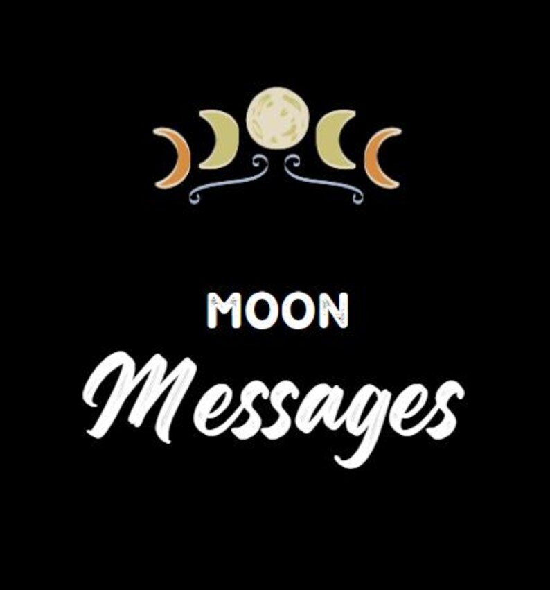 Moon Messages-a Lunar Journal and Planner - Etsy