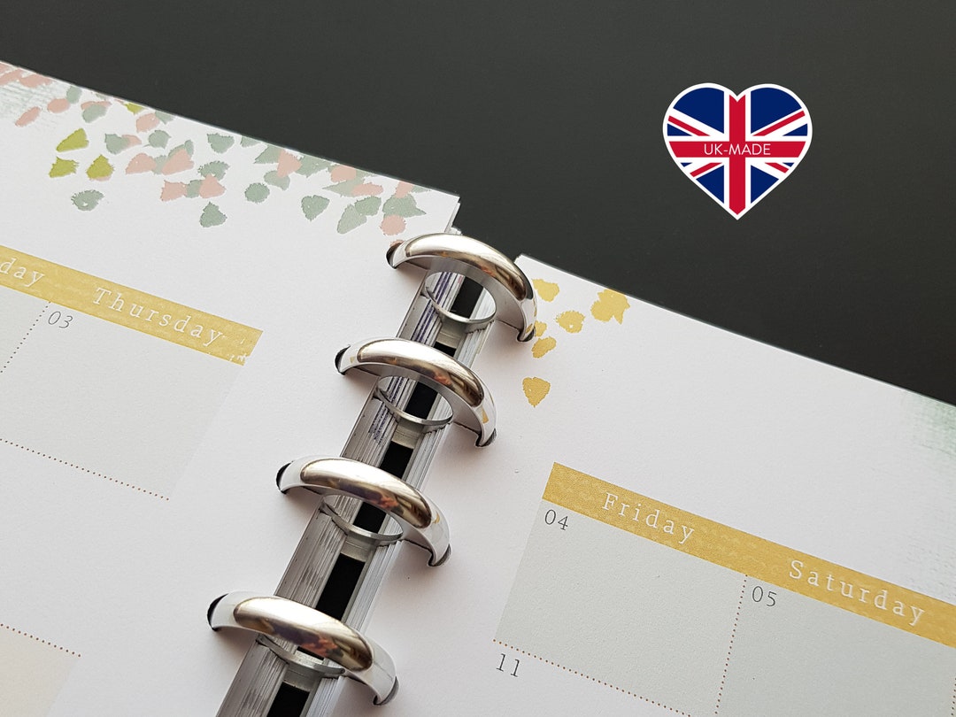 Uk-made 30mm 1.25 Aluminium Discs for Happy Planners and Staples Arc ...