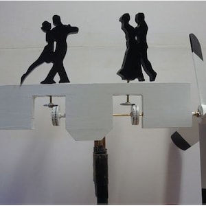 The Dance in Silhouette Whirligig (you Pick the Colors!) - Etsy