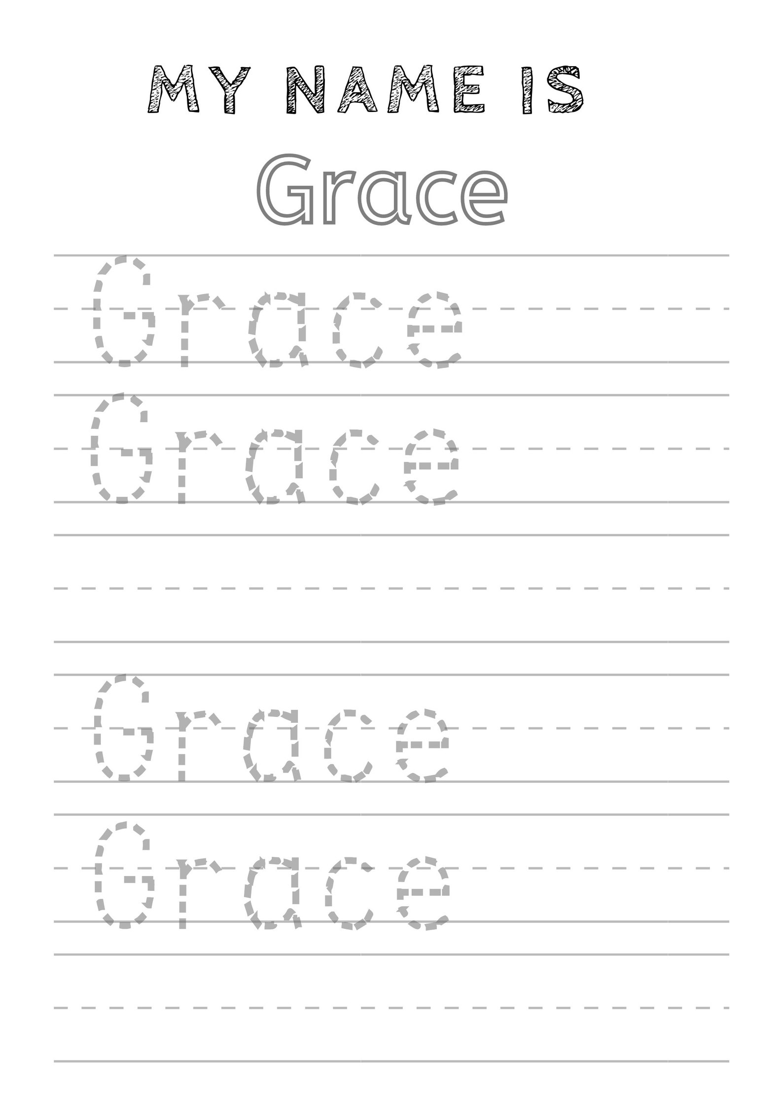Kids Handwriting Practice - Teach Your Child How to Write Their Name ...