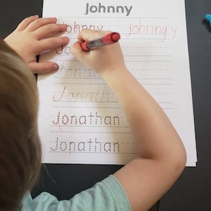 Kids Handwriting Practice - Teach Your Child How to Write Their Name ...