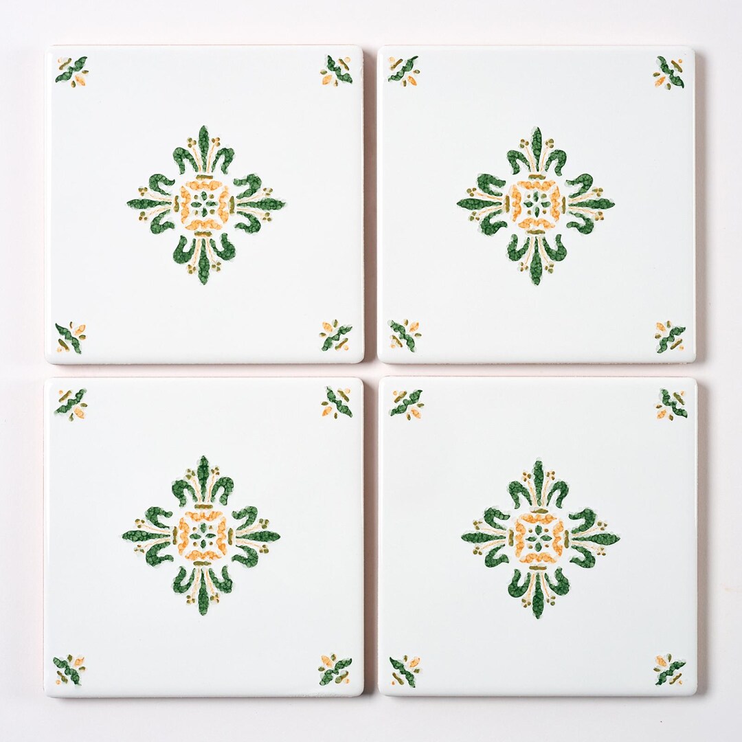 1980s Vintage Italian Green Wall Tile, 90 Sq Ft Available - 7.5 Sq Ft ...