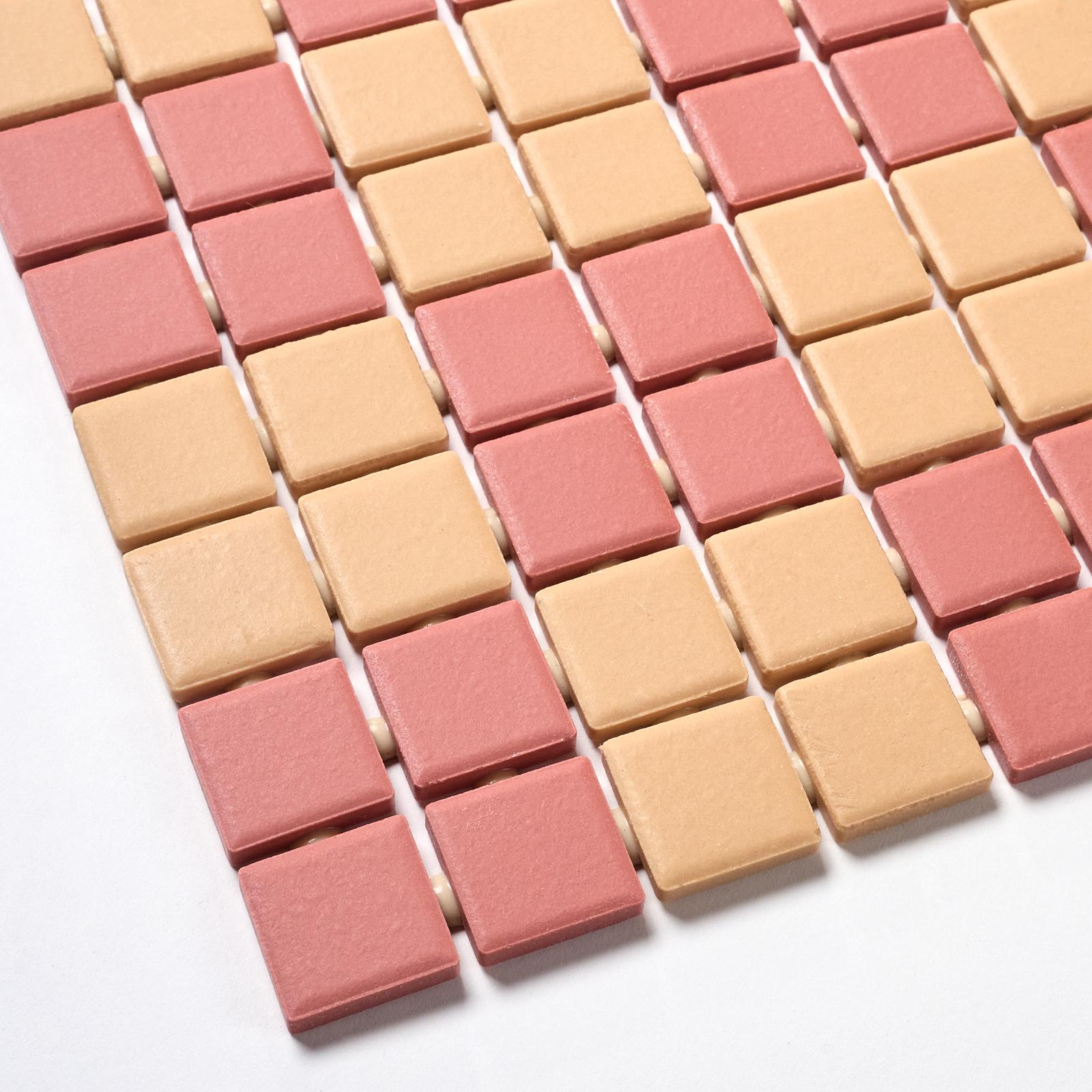 1990s Daltile Mosaic Floor Tile, Pink & Beige, 24 Sq Ft per Box - Etsy