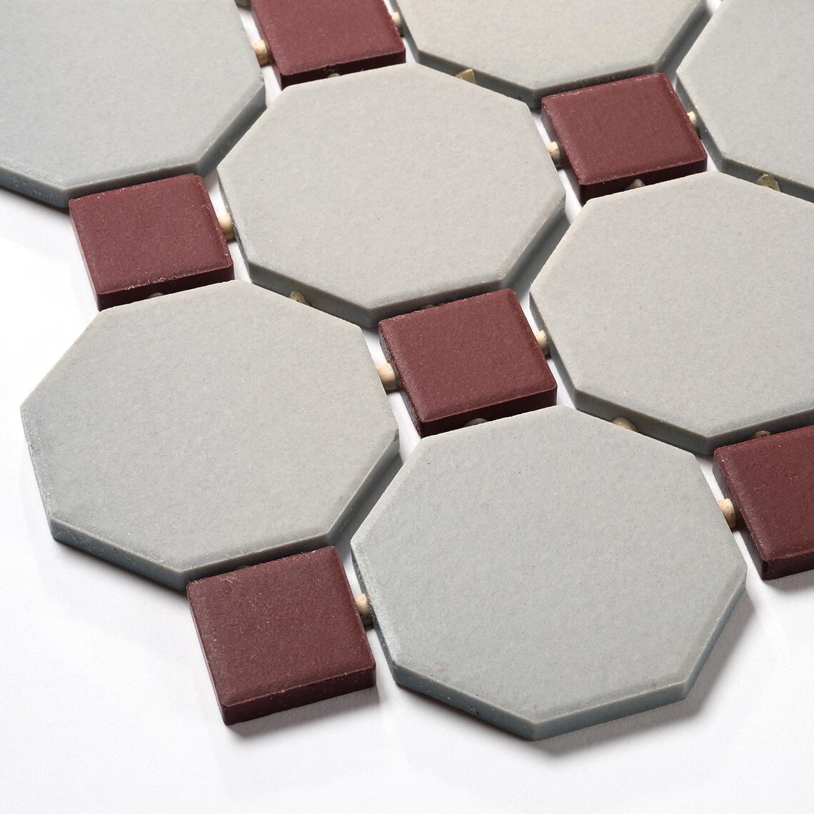 1990s Daltile Rust/ Gray Mosaic Floor Tile, 44 Sq Ft Available - 22 Sq ...