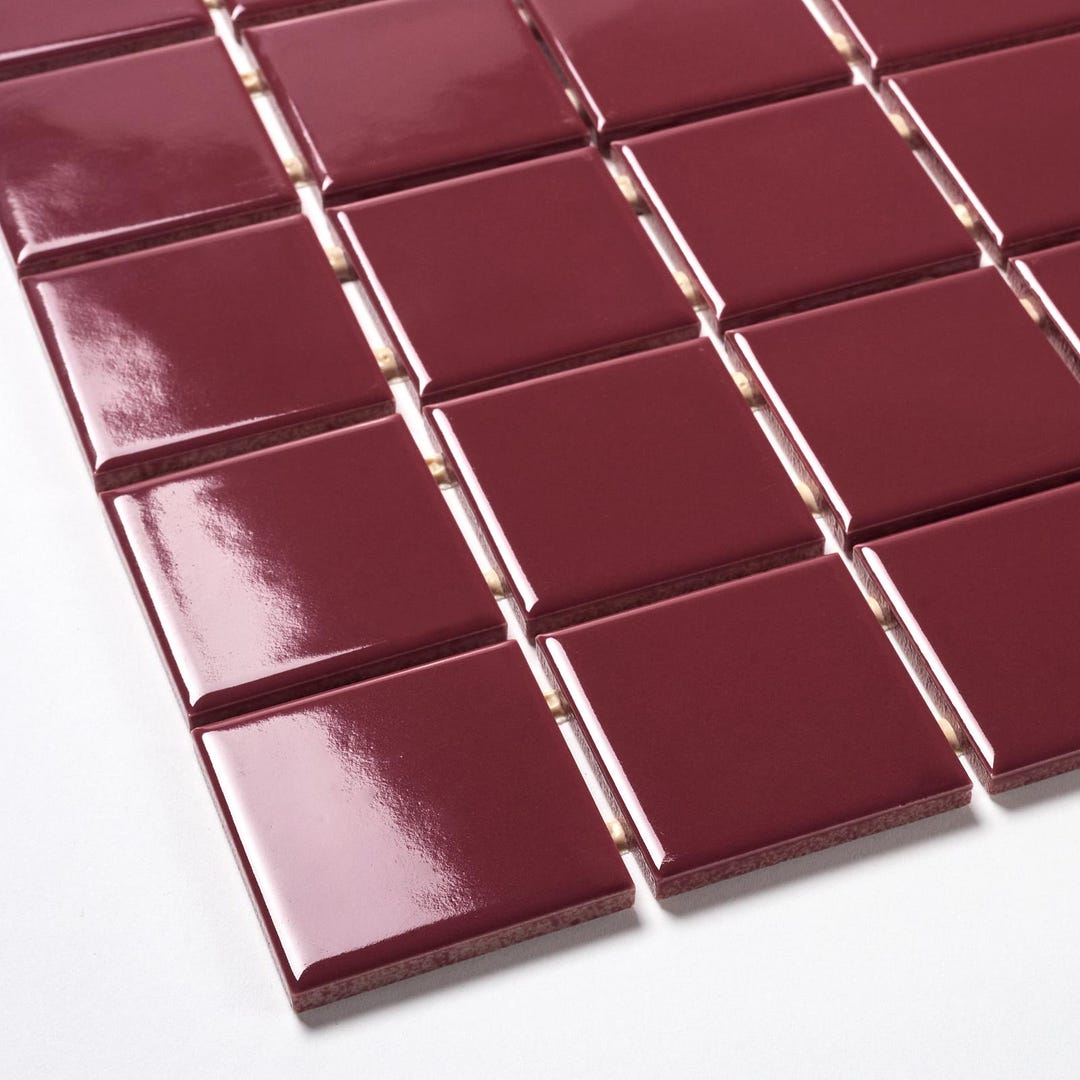 1990s Daltile Burgundy Floor Tile, 24 Sq Ft Available - Etsy