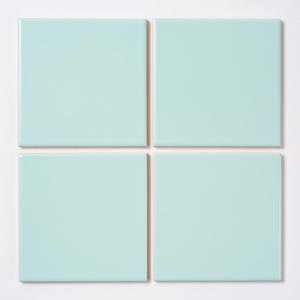 1950s Romany Robin's Egg Blue Wall Tile, 20 Sq Ft Available - 10 Sq Ft ...