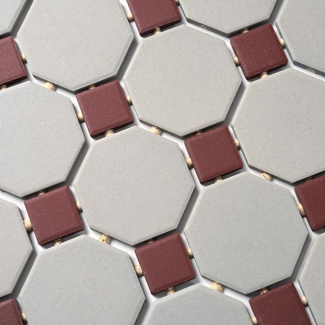 1990s Daltile Rust/ Gray Mosaic Floor Tile, 44 Sq Ft Available - 22 Sq ...