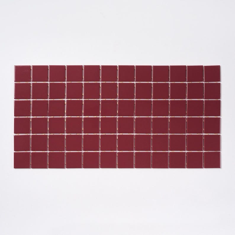 1990s Daltile Burgundy Floor Tile, 24 Sq Ft Available - Etsy