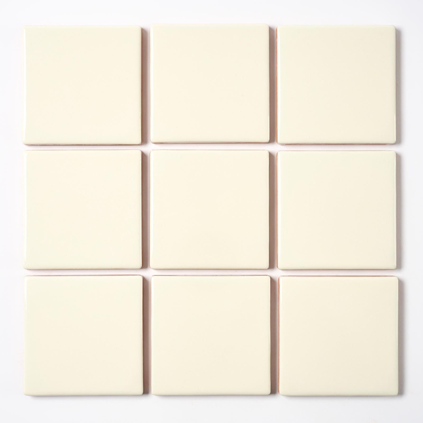 1980s Vintage Italian Ivory Clay Wall Tile, Glossy Surface (4"x4") - Etsy