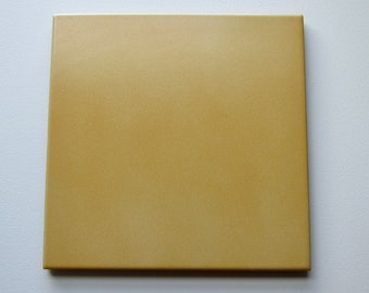 Vintage Botanical Floral Ceramic Tile Yellow Green Ceramic Tile Kitchen ...