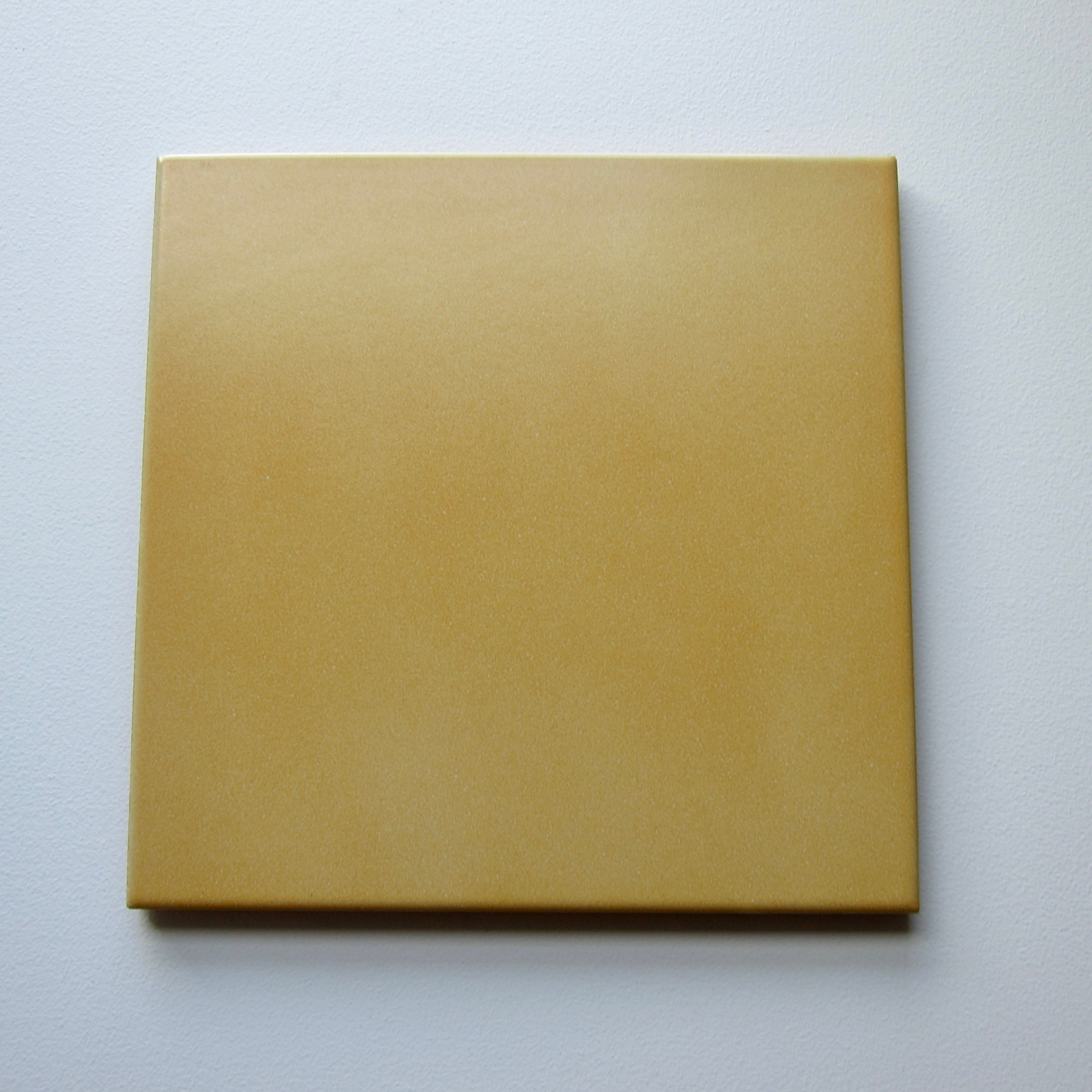 Vintage 1970s Italian Yellow Glazed Terracotta Floor Tile, 11 Sq Ft Lot ...