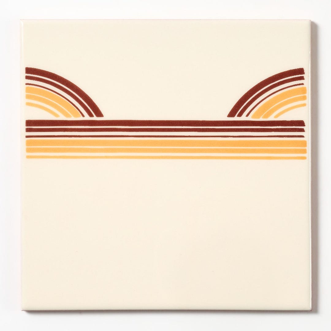 1970s Vintage Italian Retro Wall Tile, 216 Sq Ft Available - 18 Sq Ft ...