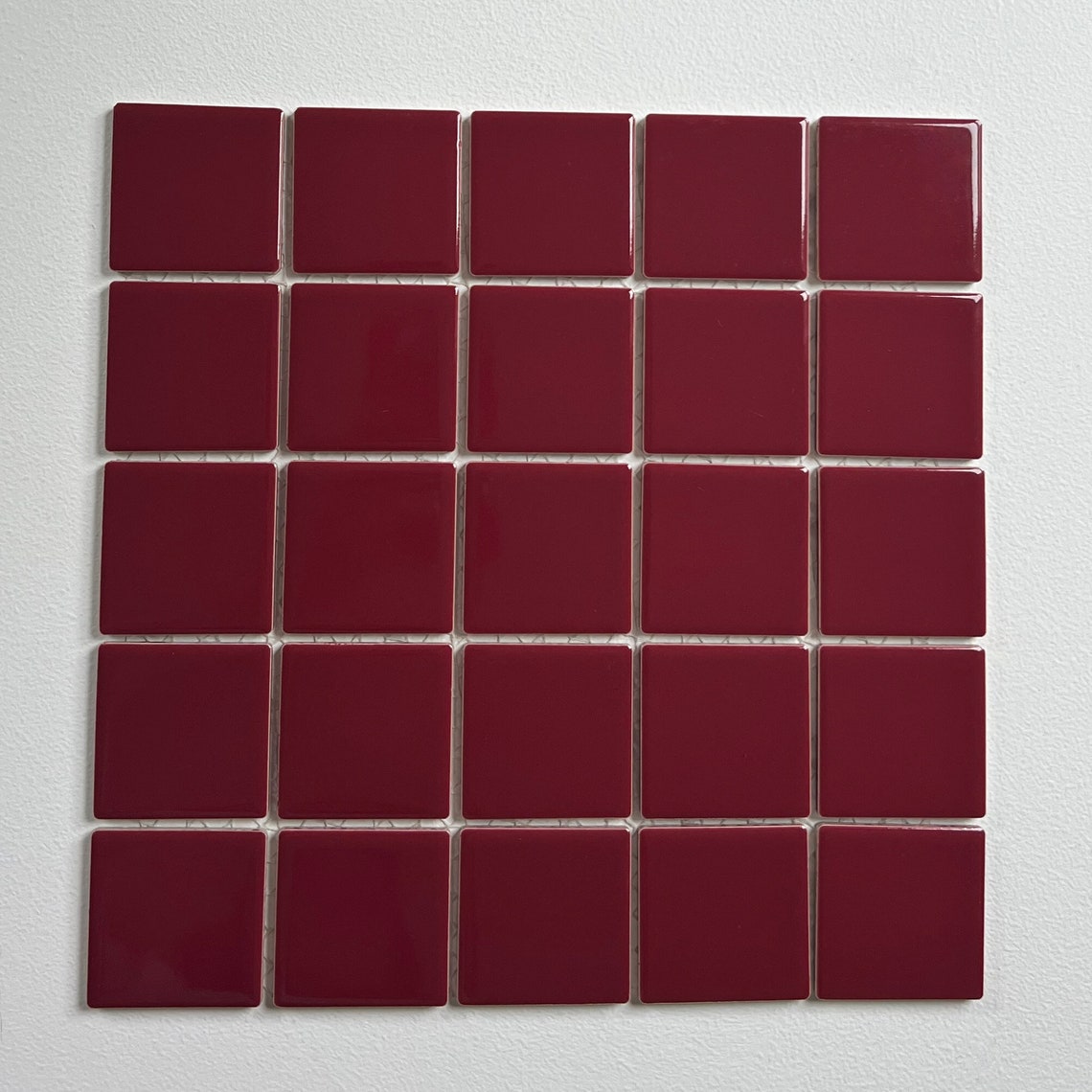 Maroon Vintage Color Tile 1980s Wall Tile, 23 Sq Ft Available - Etsy