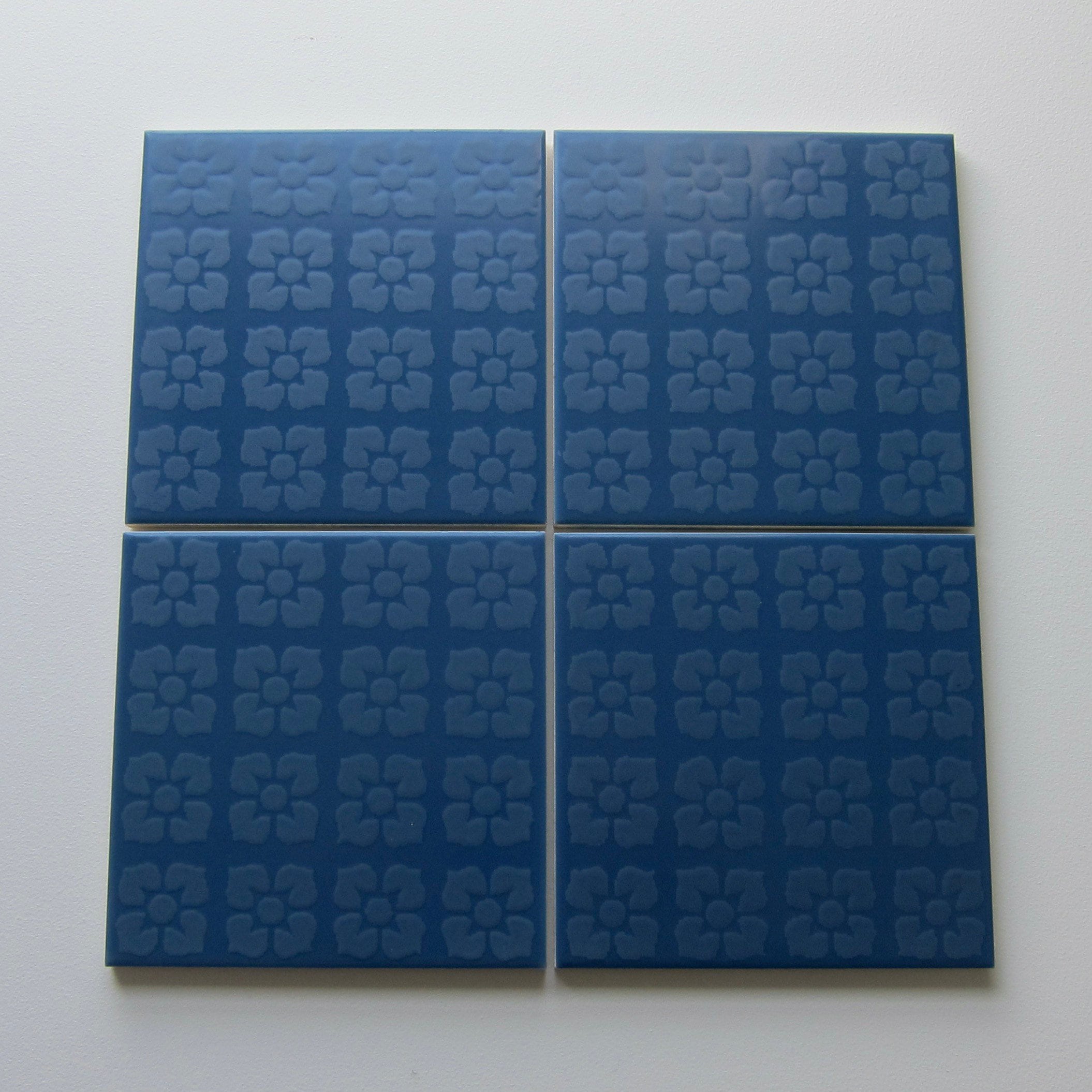 Vintage 1960s Mid-century Modern Floor Tile, 10 Sq Ft Lot 40 Piece Set ...