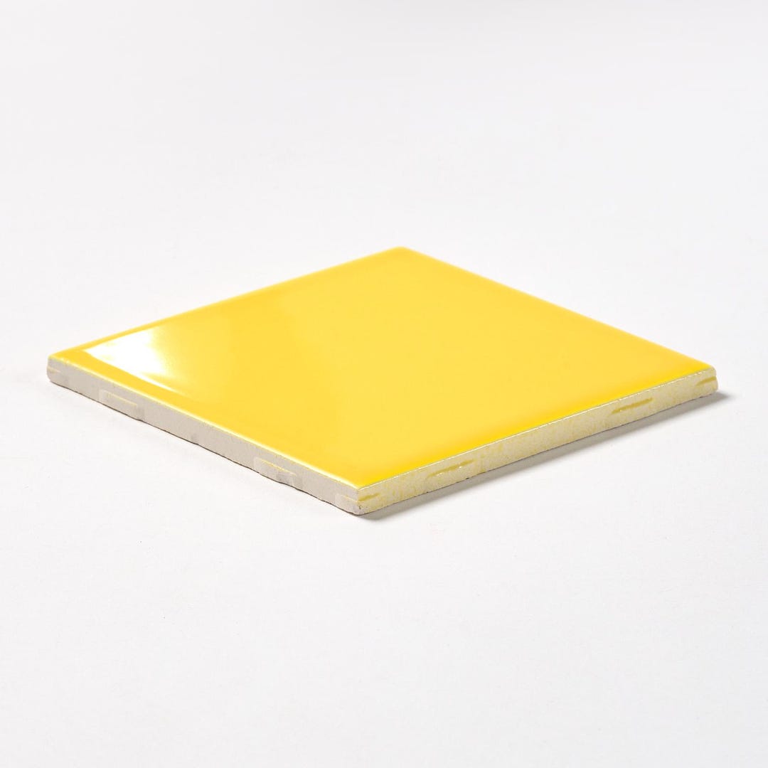 1990s American Olean Canary Yellow Wall Tile, 25 Sq Ft Available - 12.5 ...
