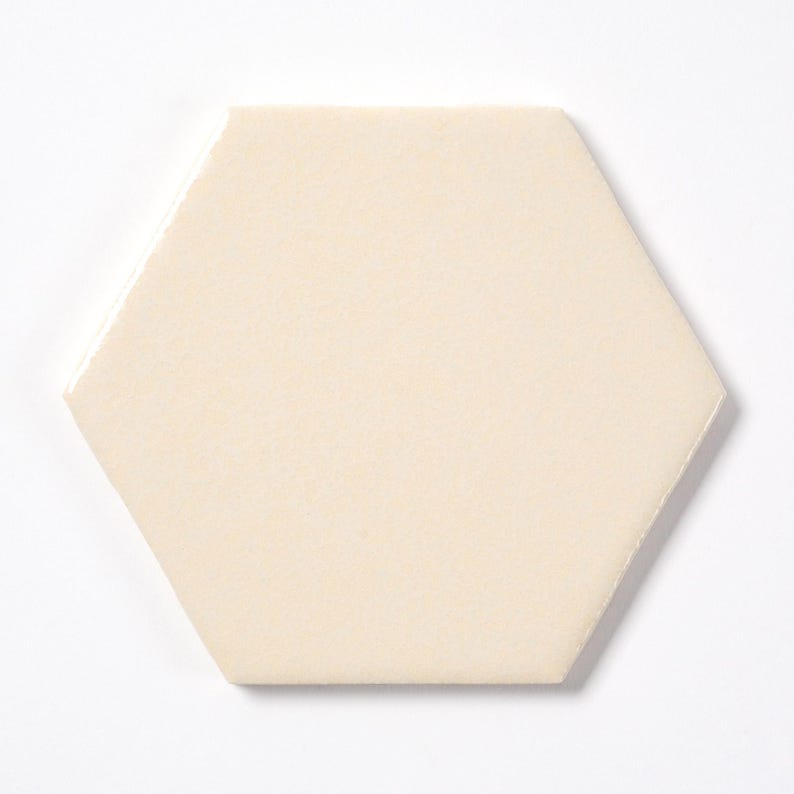 1980s Hexagon Crystalline Bone Wall Tile, 16 Sq Ft Available - 8 Sq Ft ...