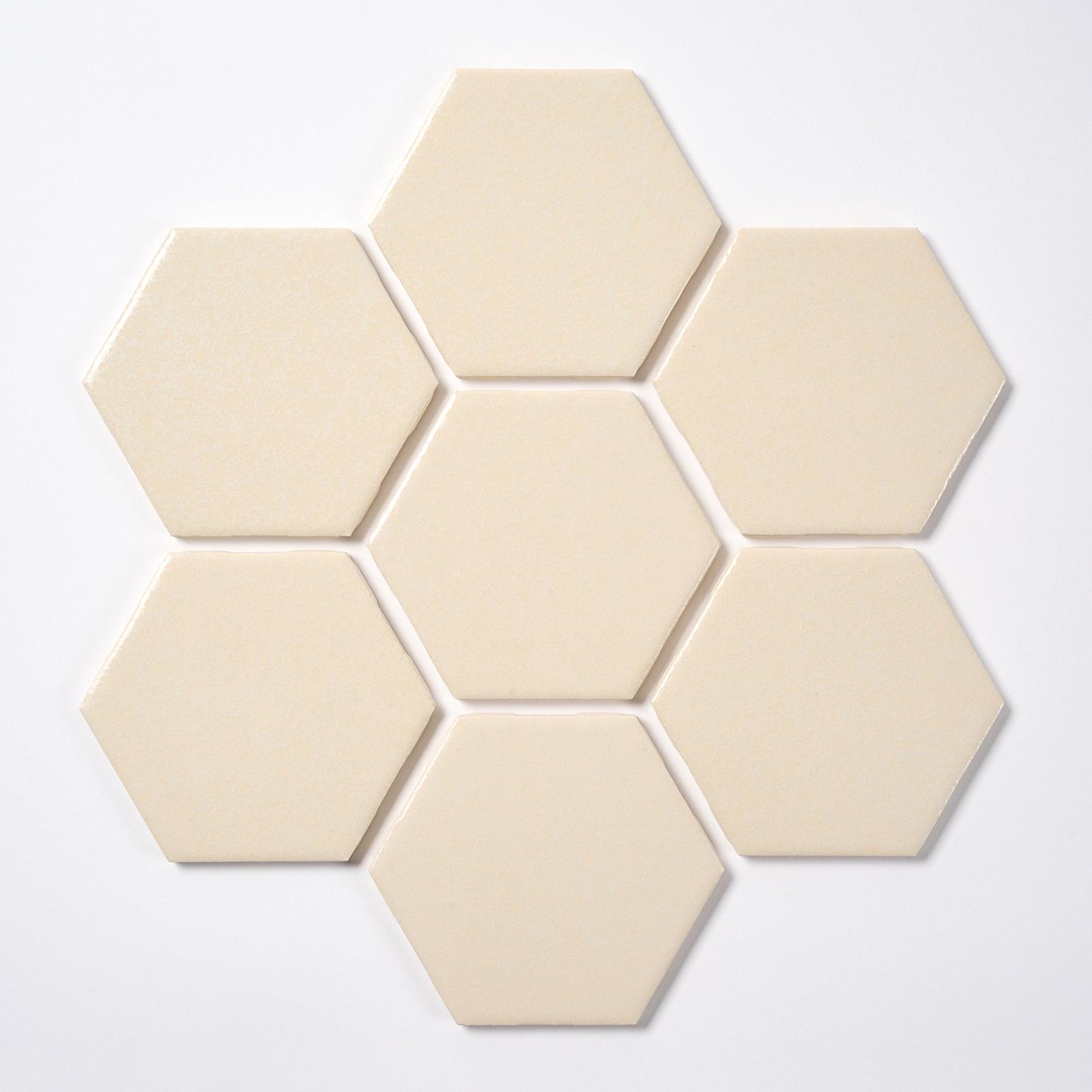 1980s Hexagon Crystalline Bone Wall Tile, 16 Sq Ft Available - 8 Sq Ft ...