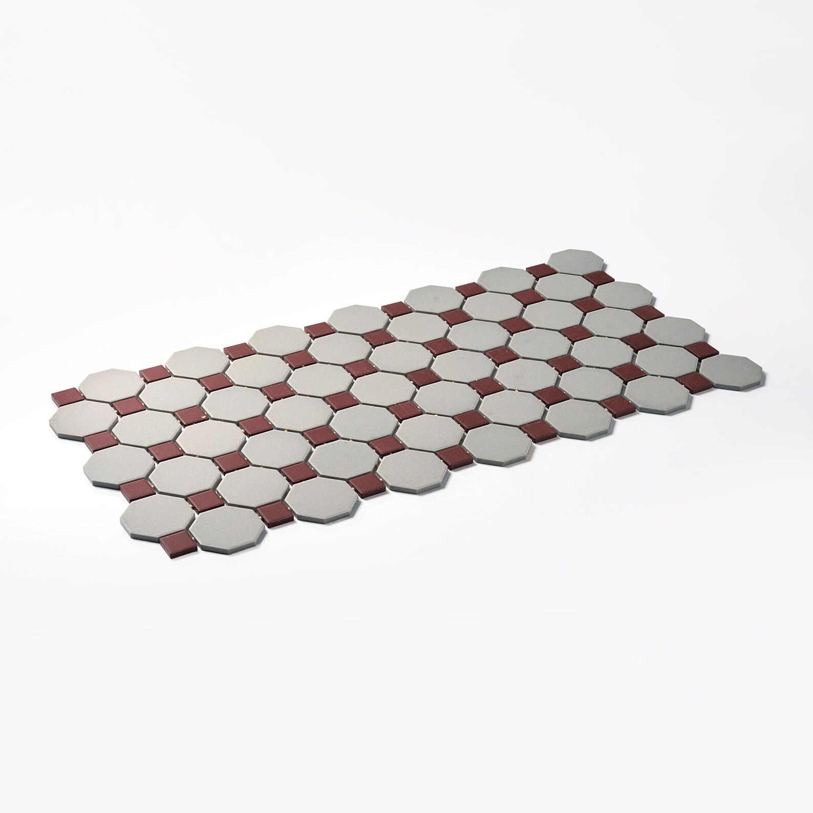 1990s Daltile Rust/ Gray Mosaic Floor Tile, 44 Sq Ft Available - 22 Sq ...