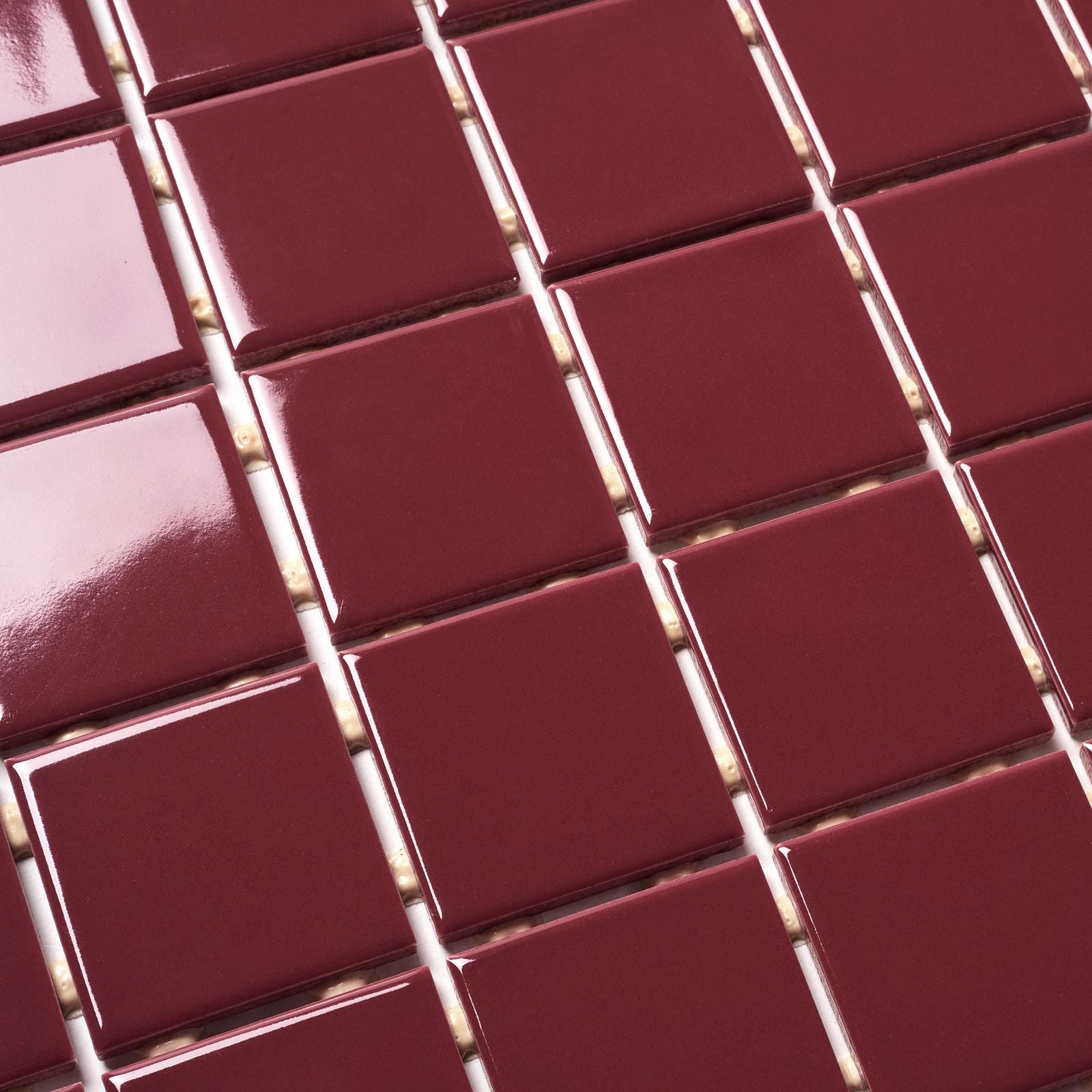 1990s Daltile Burgundy Floor Tile, 24 Sq Ft Available - Etsy