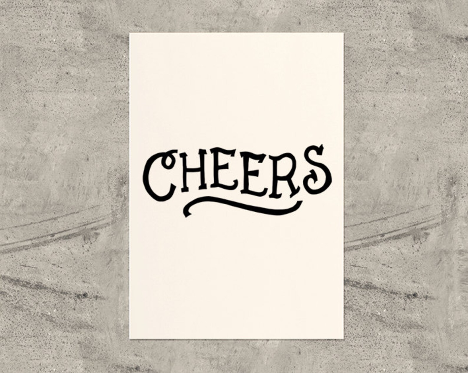 CHEERS Kitchen Art Kitchen Decor Fun Poster Cheers Poster - Etsy