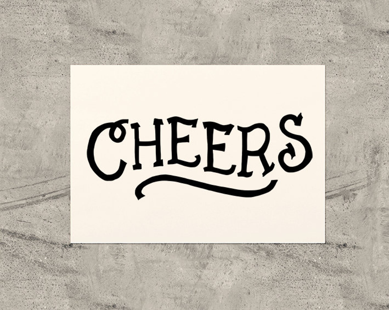 CHEERS Kitchen Art Kitchen Decor Fun Poster Cheers Poster - Etsy