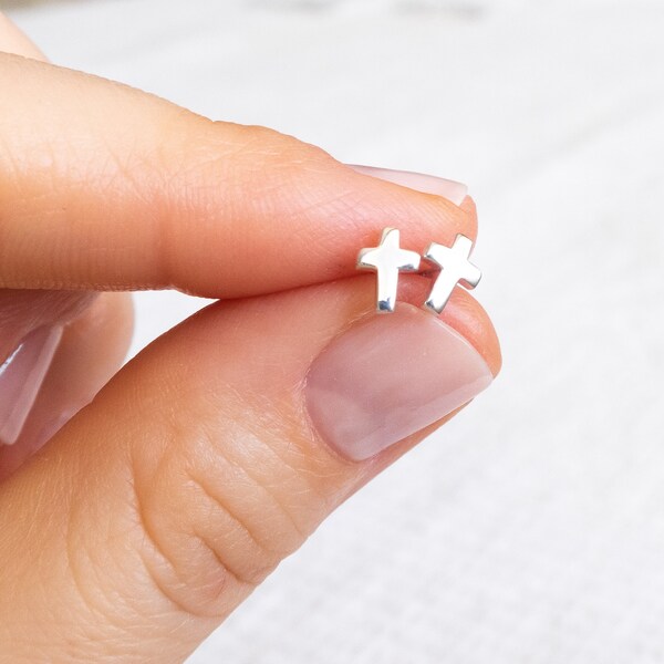 Cross Earrings - Etsy