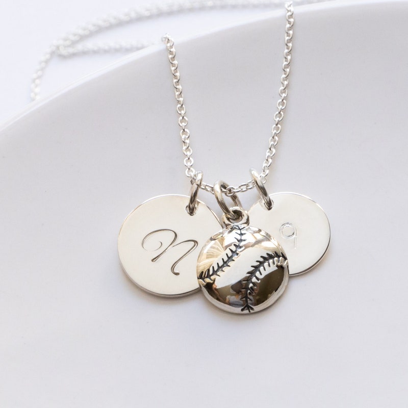 Baseball Necklace - Etsy