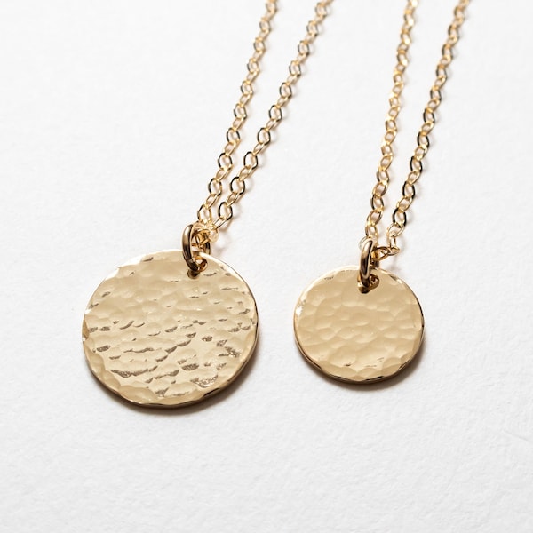 Shop Gold Disc Necklace Online - Etsy