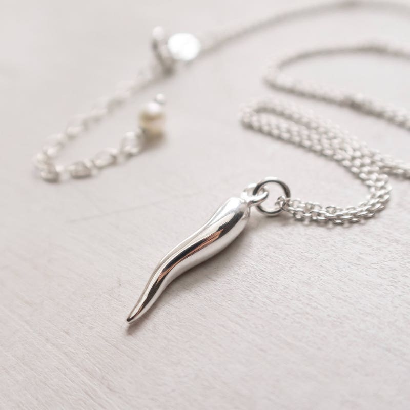 Pearl Necklace With Horn - Etsy