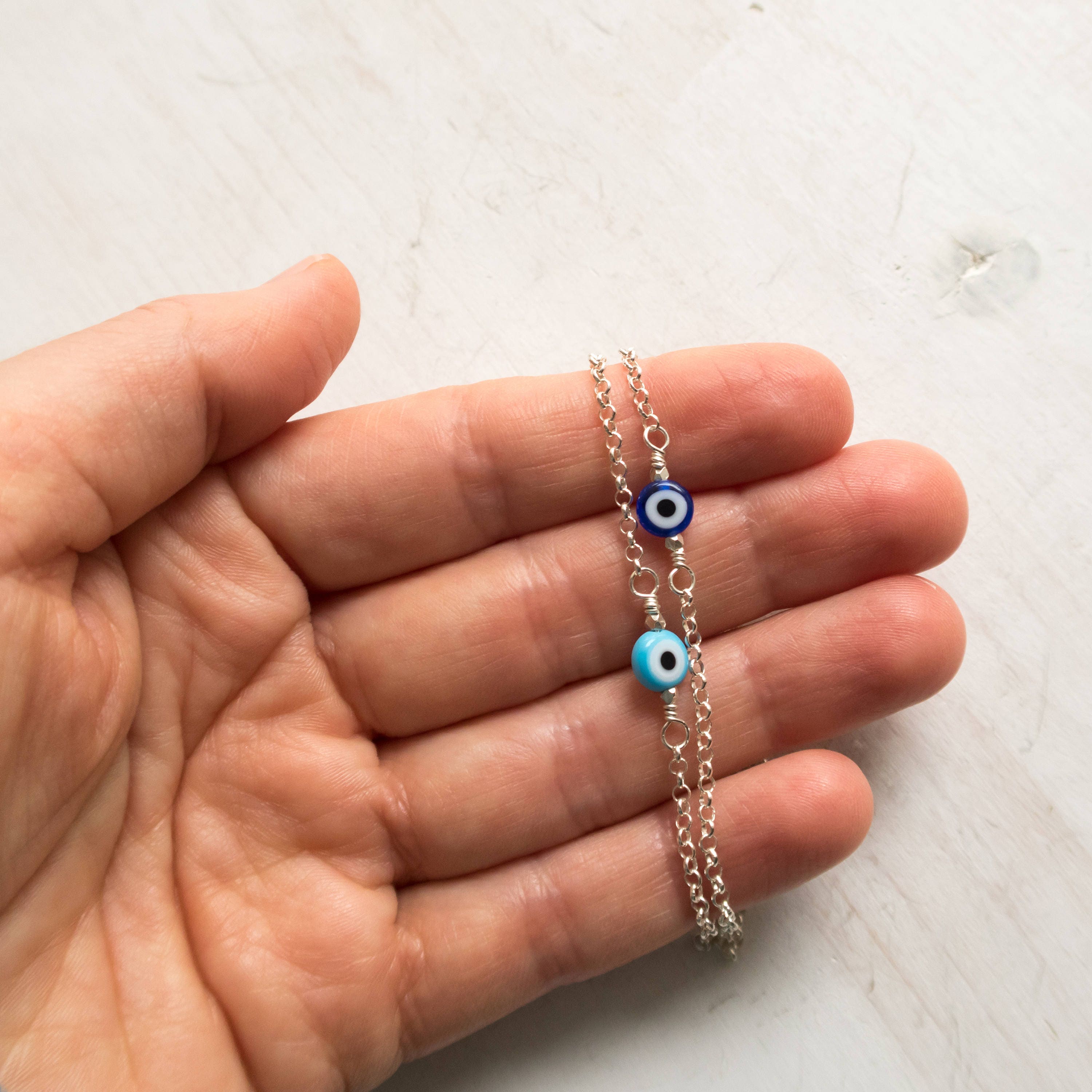 Evil Eye Bracelet Blue Evil Eye Turkish Evil Eye Nazar Bracelet
