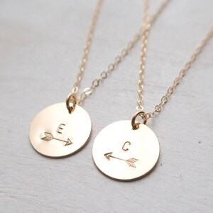 Best Friend Jewelry, Personalized, Arrow Necklace, Friendship Necklace ...