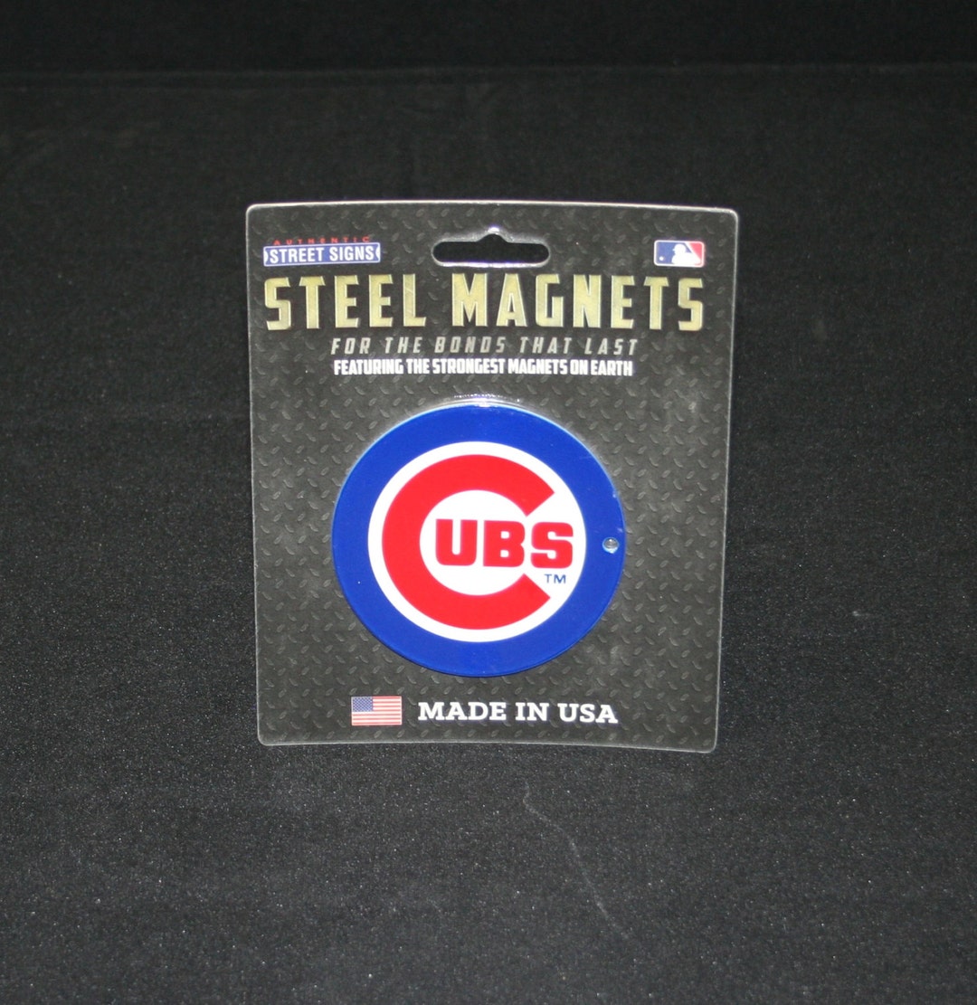 MLB Chicago Bullseye Steel Magnet - Etsy