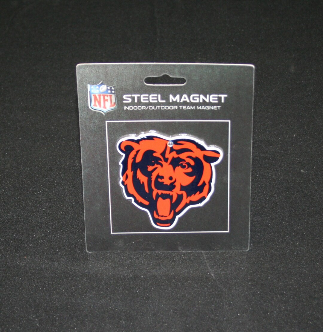 NFL Chicago Bears Head Steel Magnet - Etsy