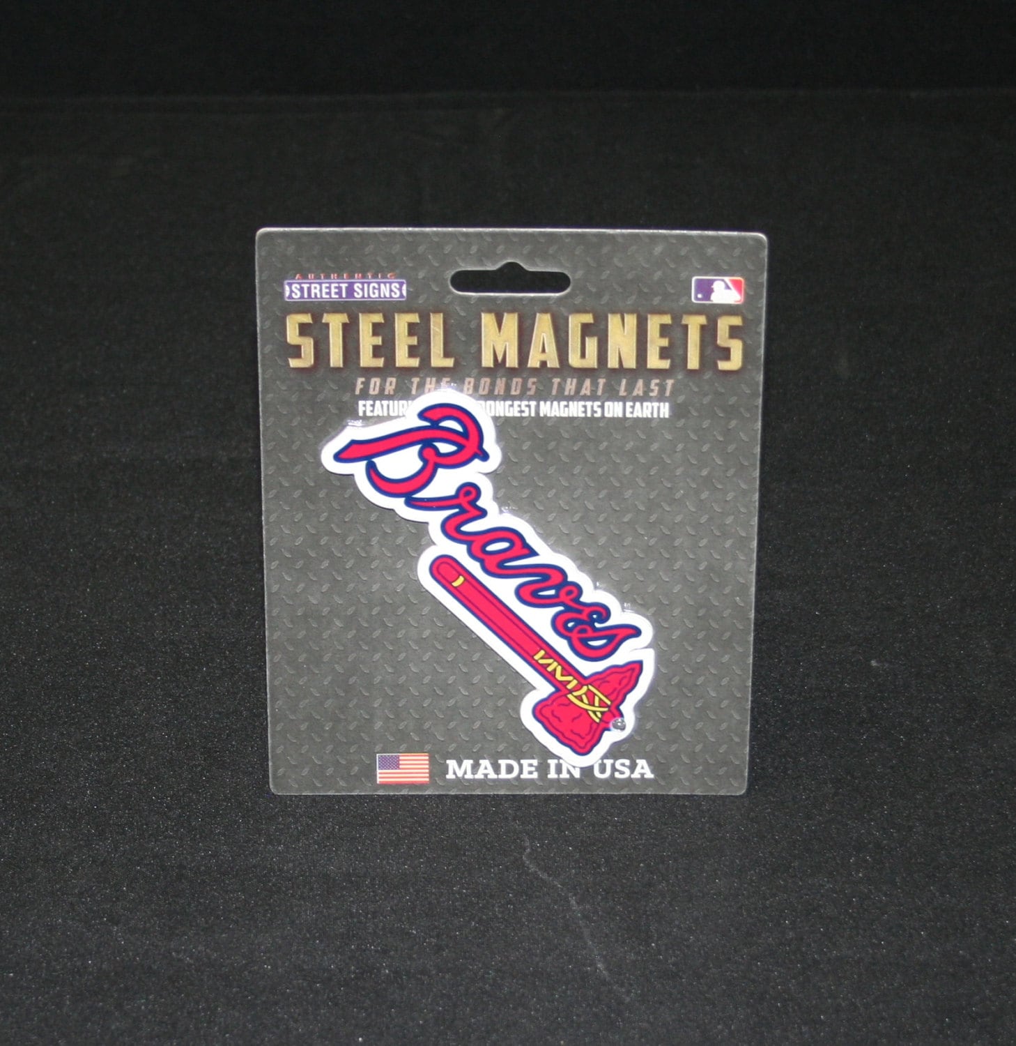 MLB Atlanta Braves Steel Magnet - Etsy Italia