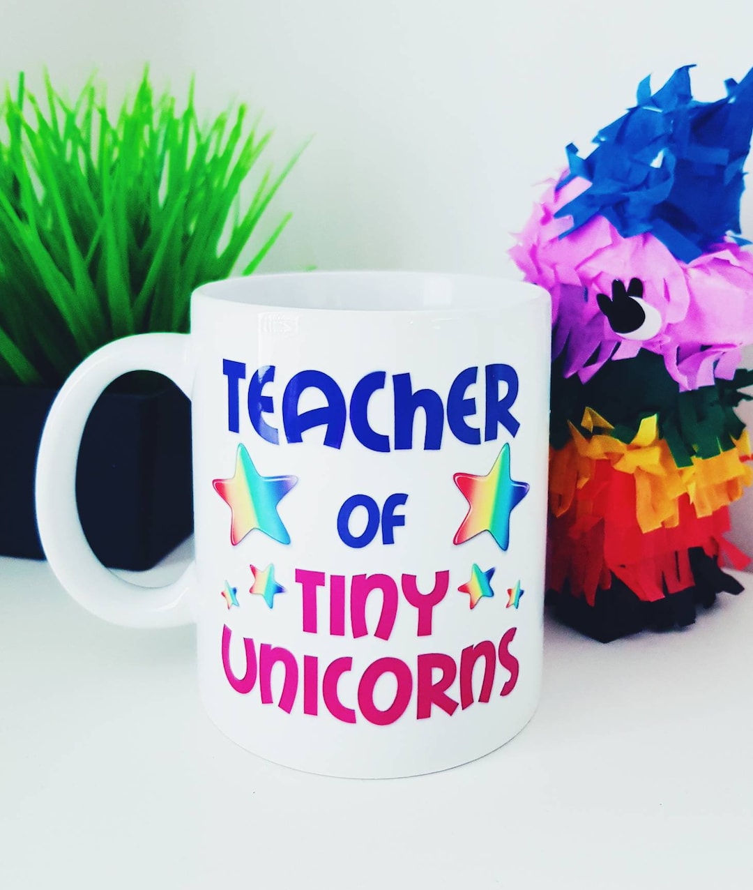 Personalised Teacher of Tiny Unicorn Mug Teacher Mug Unicorn - Etsy